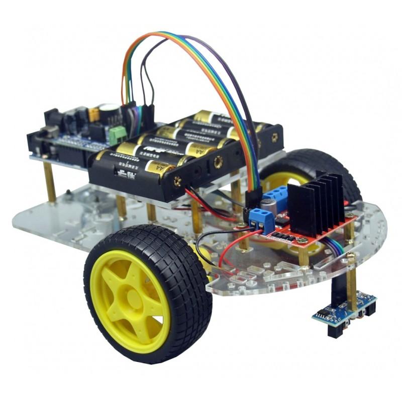 E44-Kit robot suiveur de ligne - compatible arduino ® uno r3 (inclus) à ...