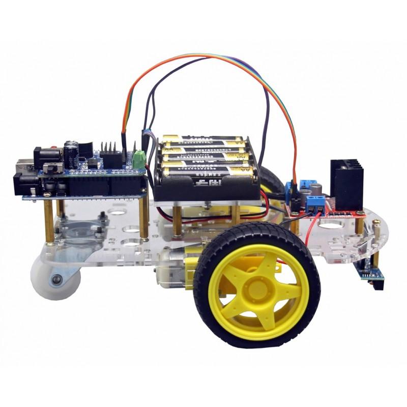 E44-Kit robot suiveur de ligne - compatible arduino ® uno r3 (inclus) à ...