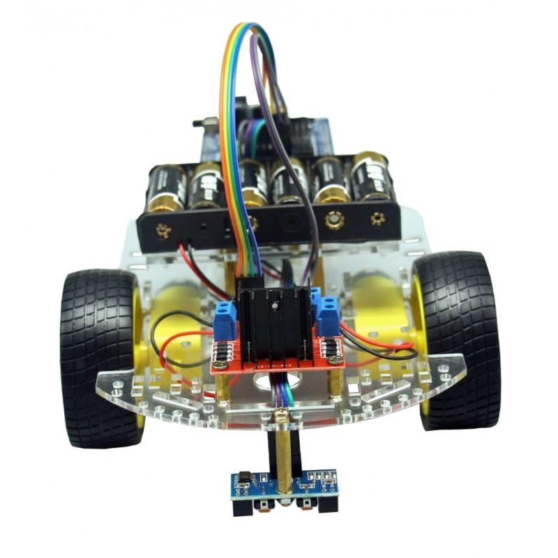 E44-Kit robot suiveur de ligne - compatible arduino ® uno r3 (inclus) à ...