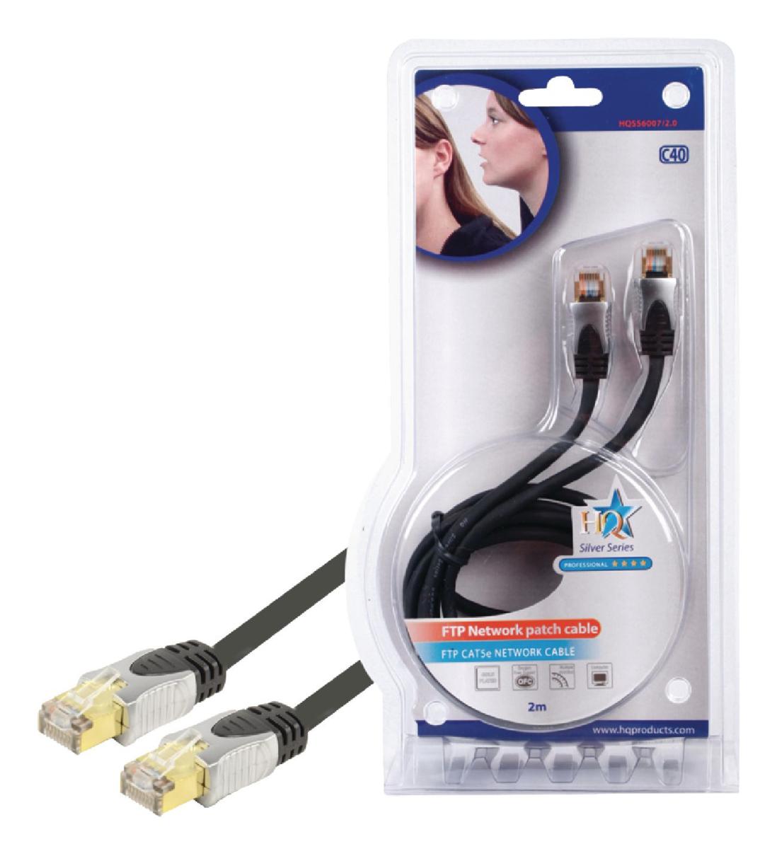 E44-Cordon informatique haut de gamme cat5e droit rj45 male / rj45 male ...