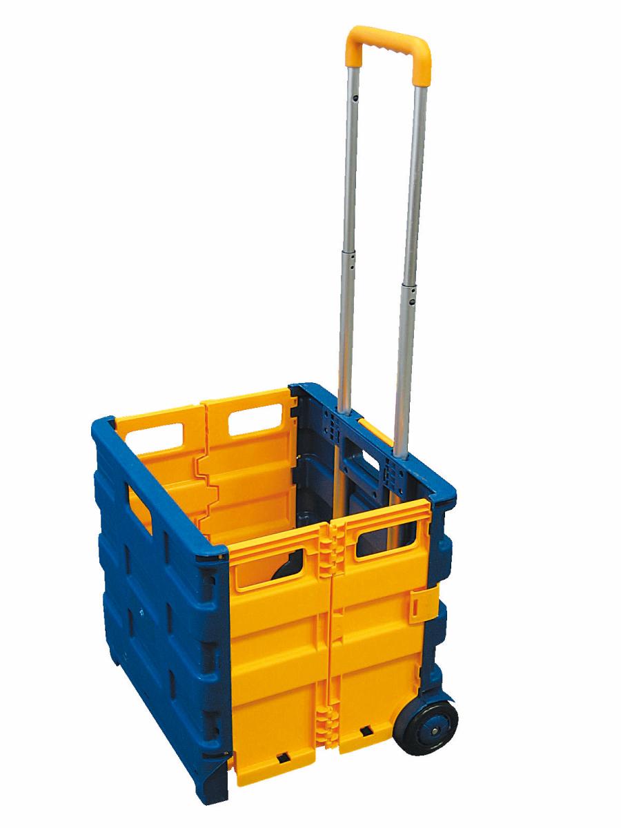 E44-Chariot a roulette repliable charge max 25kg 80mm replie à 24,90 ...