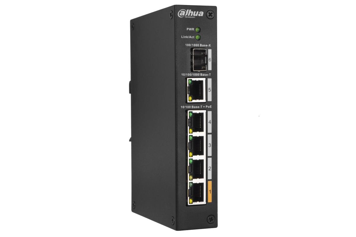 E44-Switch poe 4-ports dahua technology 10/100/1000 base-t à 89,90 ...