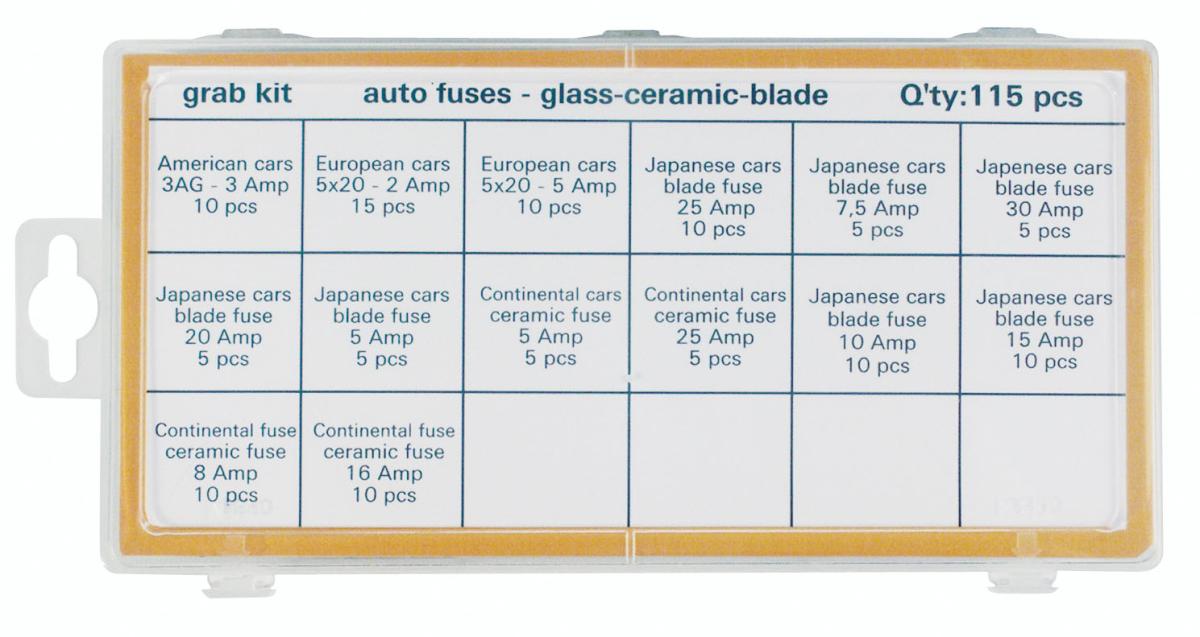 E44-Sortiment 1028 kfz-fuses 115 pcs. à 11,90 € (Jeux de fusibles)